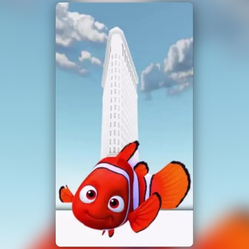 Nemo Cute Fish Lens by Sunny Bahadurpuria🎥 - Snapchat Lenses and Filters