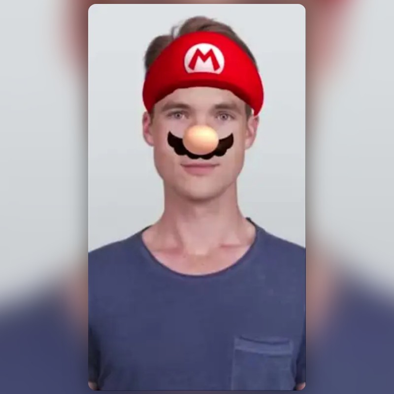 Super Mario Lens by Beau - Snapchat Lenses and Filters