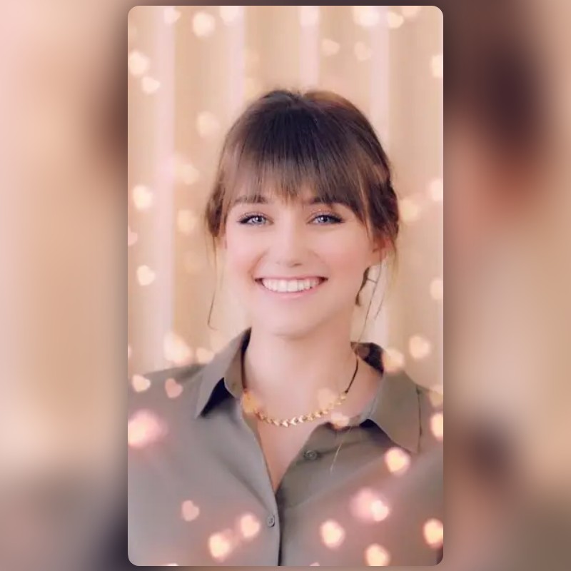 Sparkling Hearts Lens by Snapchat - Snapchat Lenses and Filters