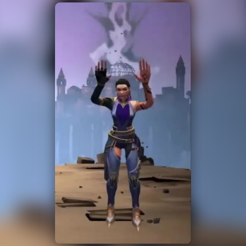 Reyna Valorant Lens by Ashlesha Malla - Snapchat Lenses and Filters