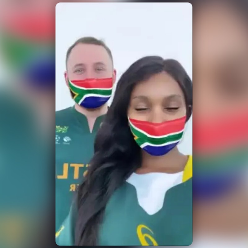 Mzansi Face Mask Lens by Okuhle Tamella - Snapchat Lenses and Filters
