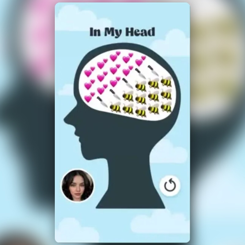 In My Head Lens by AOE - Snapchat Lenses and Filters