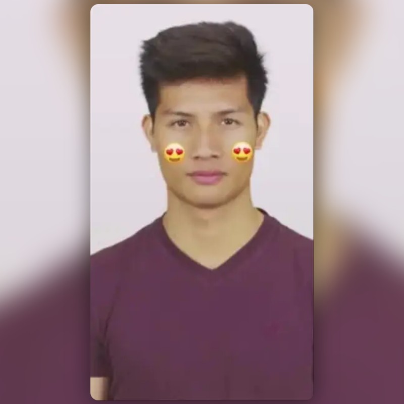 HEART EMOJI Lens by U25 Sjbit - Snapchat Lenses and Filters