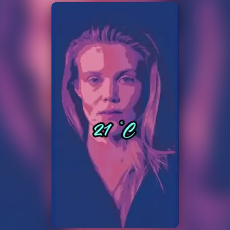 posterized temp Lens by Sanjay Vasisht - Snapchat Lenses and Filters