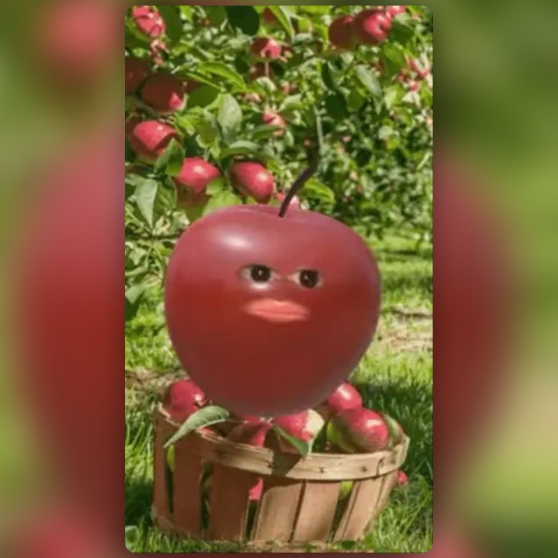 Apple Head Filter by Marco | Snapchat Lenses