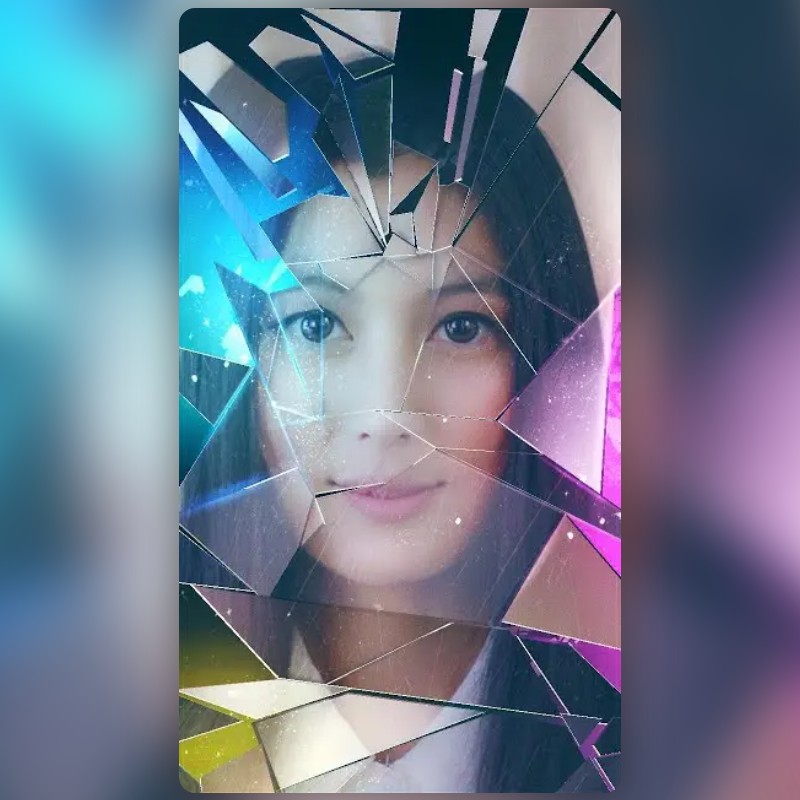 Broken color mirror Filter by Snapchat | Snapchat Lenses