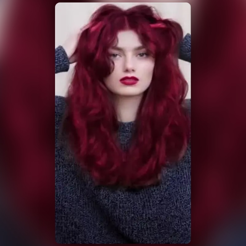 color Hair Lens by hso.3li - Snapchat Lenses and Filters