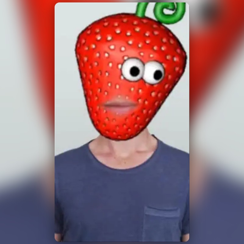 Strawberry Catch Lens by Danielle Grace - Snapchat Lenses and Filters