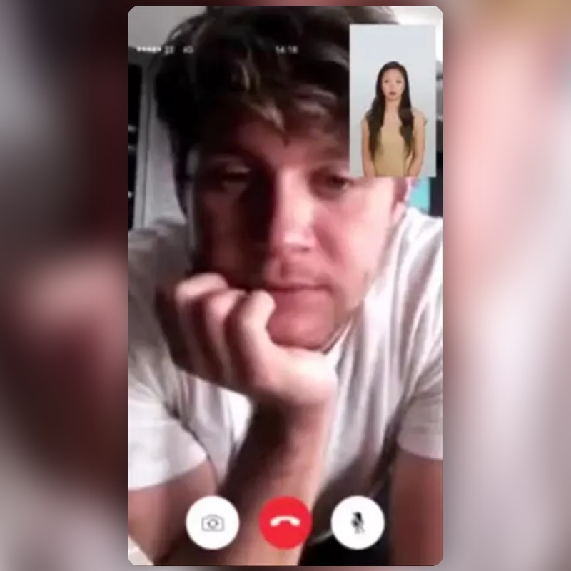Niall Facetime Lens by Jawan - Snapchat Lenses and Filters