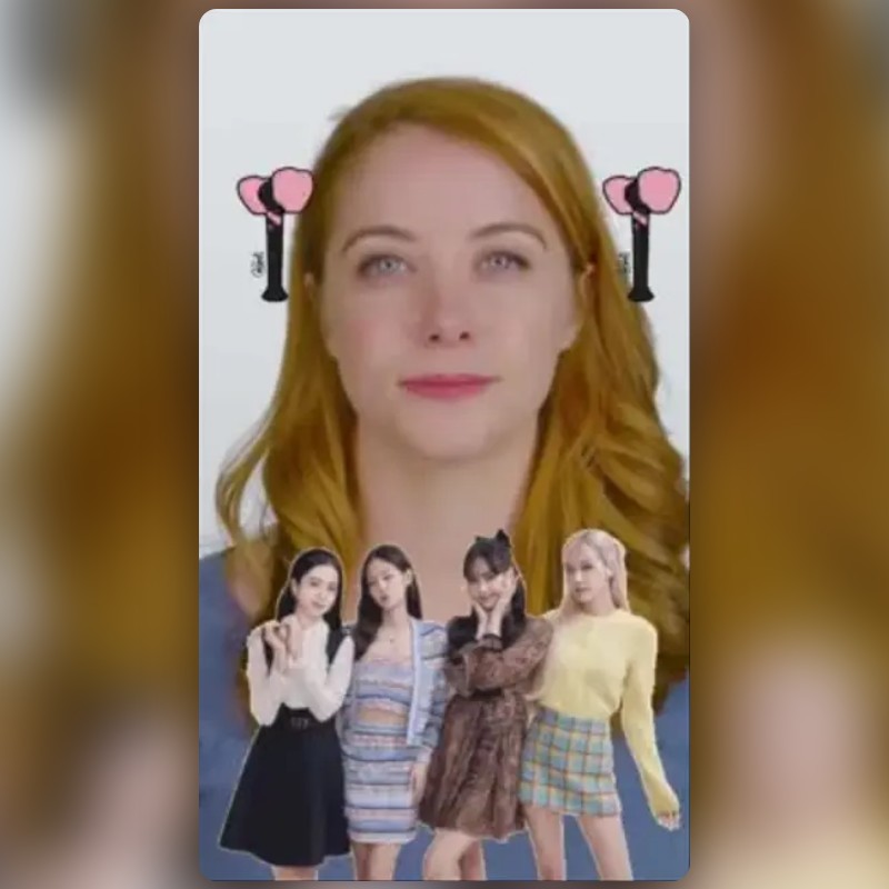 Love Black Pink Filter by Leoni Angela | Snapchat Lenses