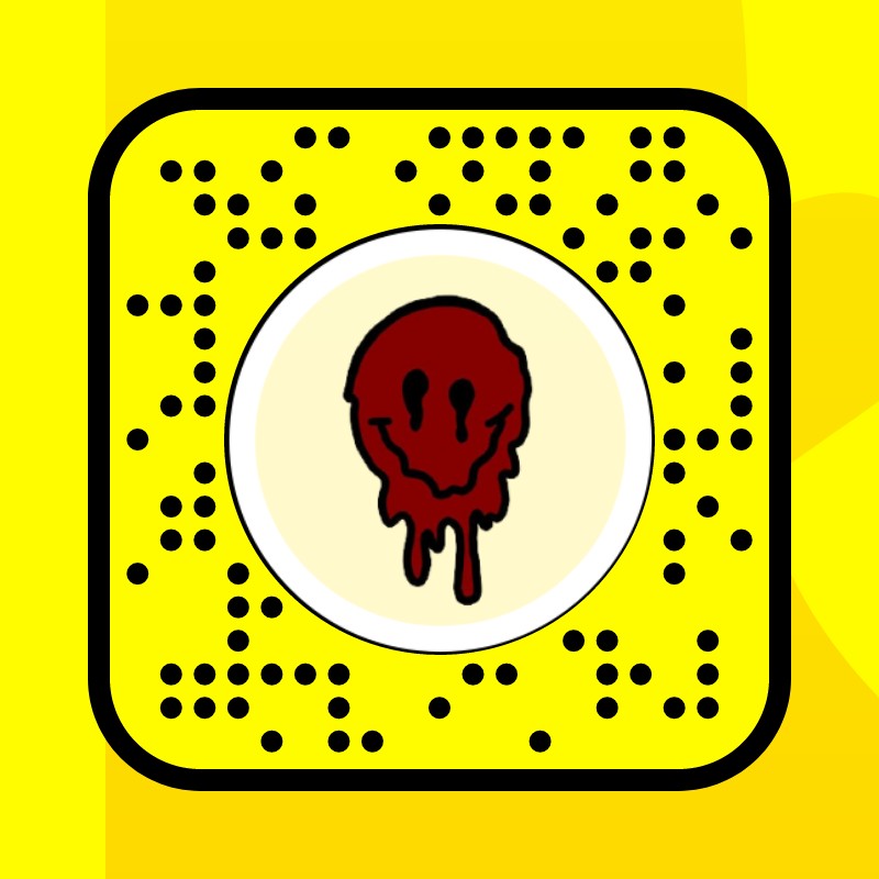 Red drippy smiles Lens by 𝑆𝐴𝐷 𝑉𝐼𝐵𝐸𝑆 - Snapchat Lenses and Filters
