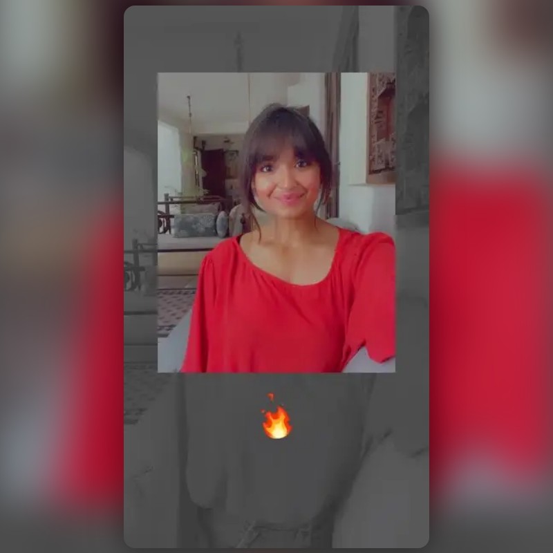 Fire Frame Lens by Snapchat - Snapchat Lenses and Filters