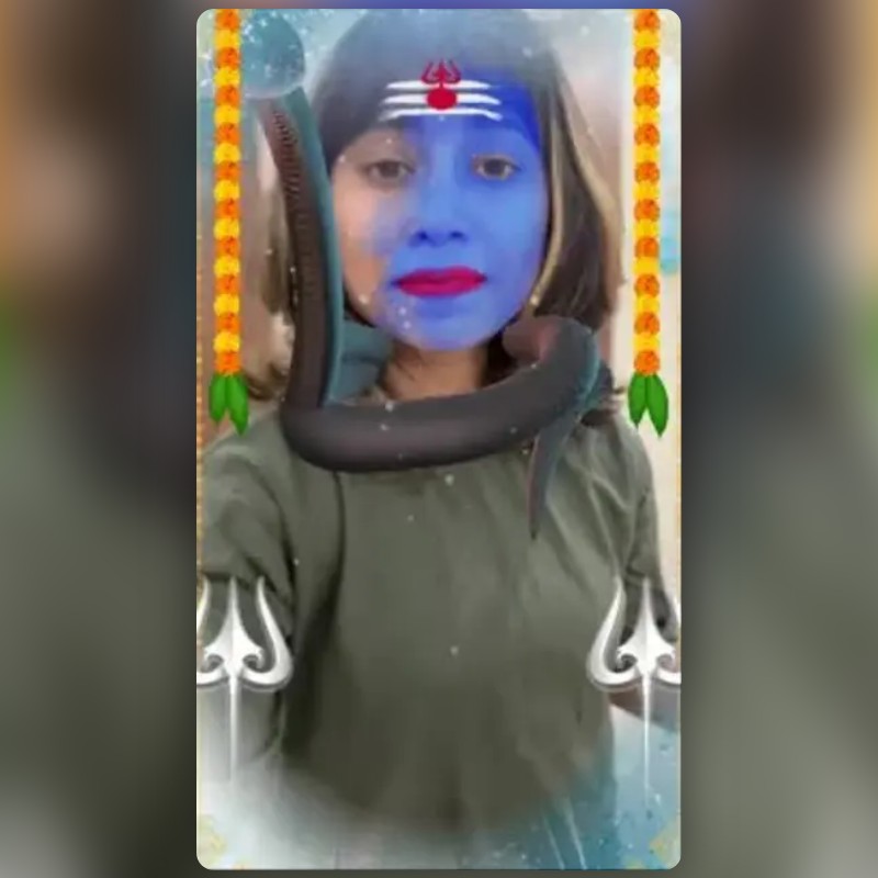 Shiva Lens by Karishma - Snapchat Lenses and Filters