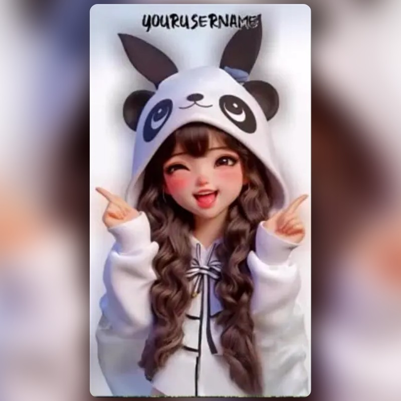 Crazy girl lens by Aesthetic_Ai - Snapchat Lenses and Filters