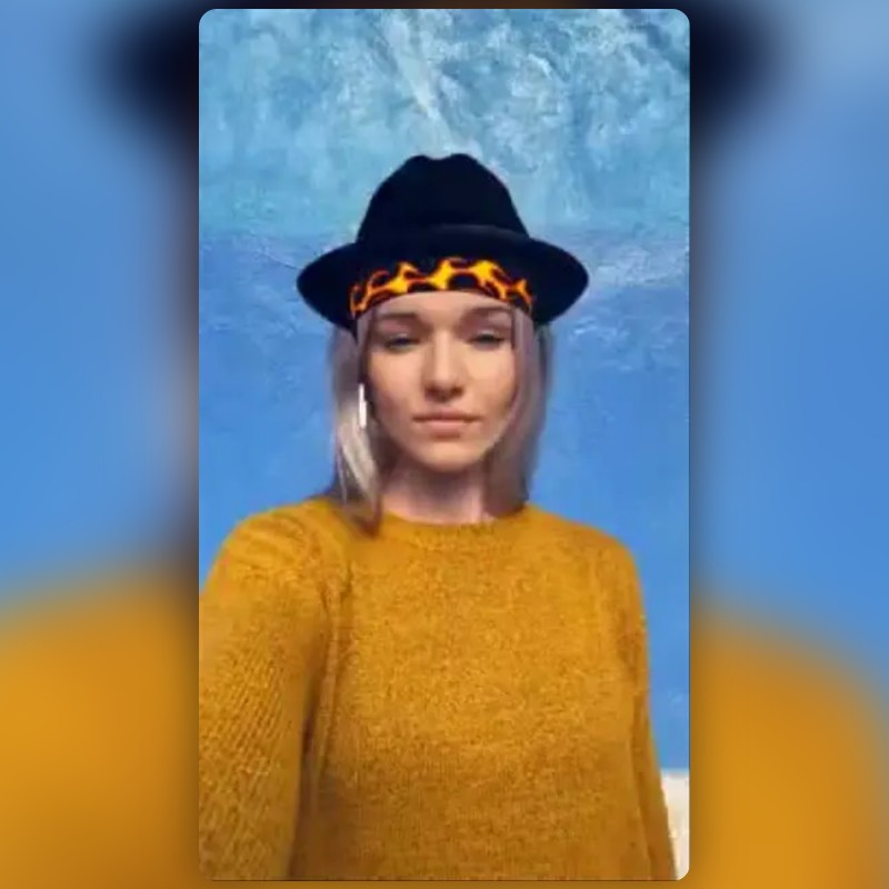 Fire Cap Lens - Snapchat Lenses and Filters