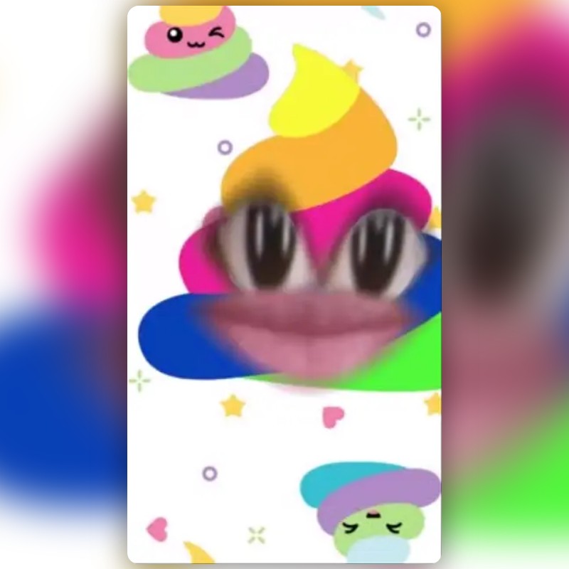rainbow poop Filter by Chania | Snapchat Lenses