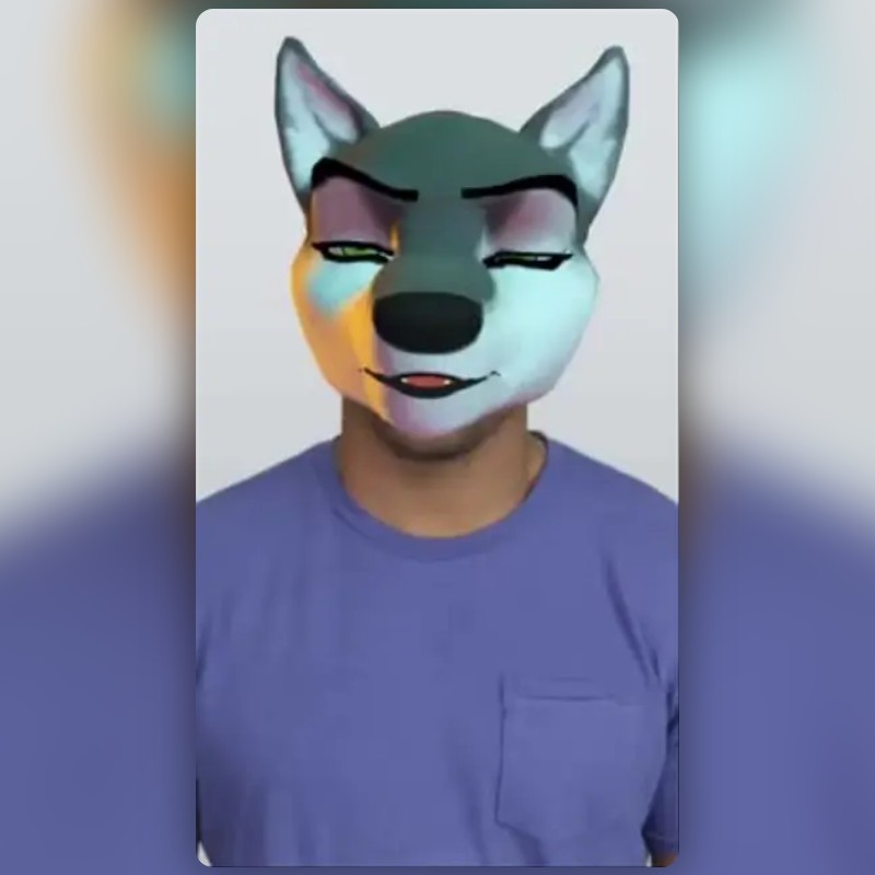 Wolf Head 3d Filter by Gudrat Hamidov | Snapchat Lenses