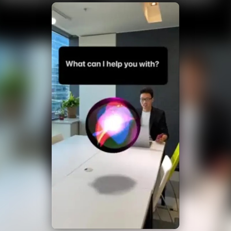 HEY SIRI Filter by Erdenebaatar G. | Snapchat Lenses
