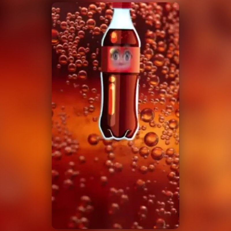 Coke Bottle Lens by Anastasia Berliana - Snapchat Lenses and Filters