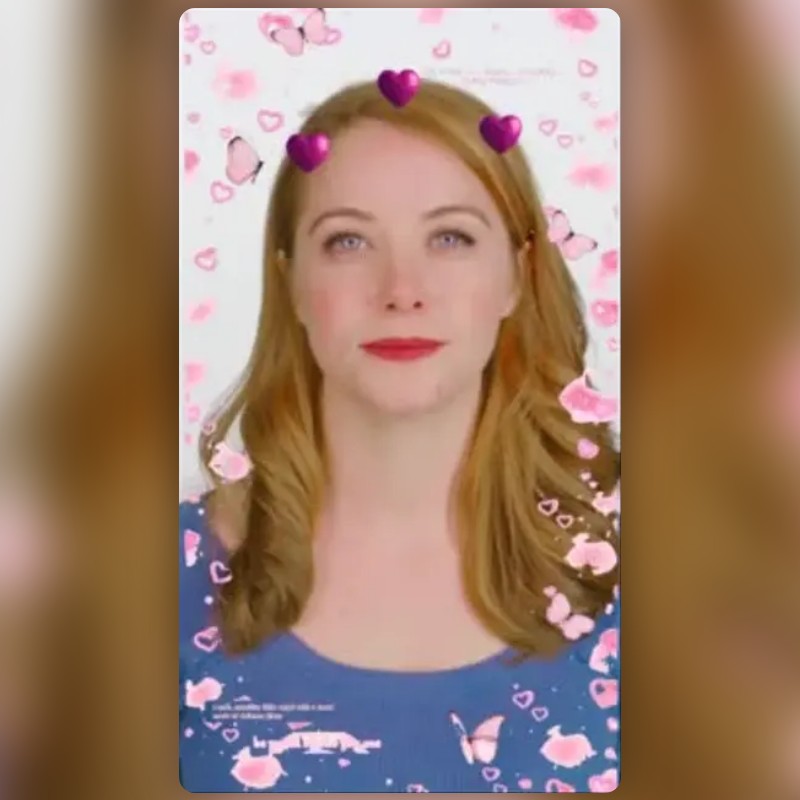 Love Cyber pink Lens by Amanda🦋🧿 - Snapchat Lenses and Filters