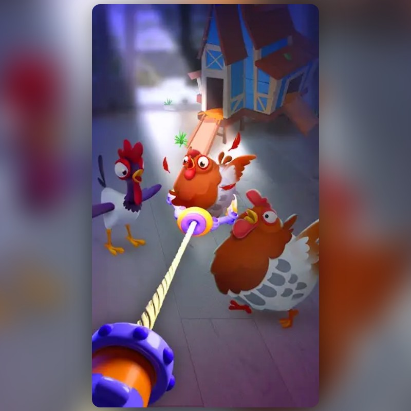 Chicken Chase Lens by Snapchat - Snapchat Lenses and Filters