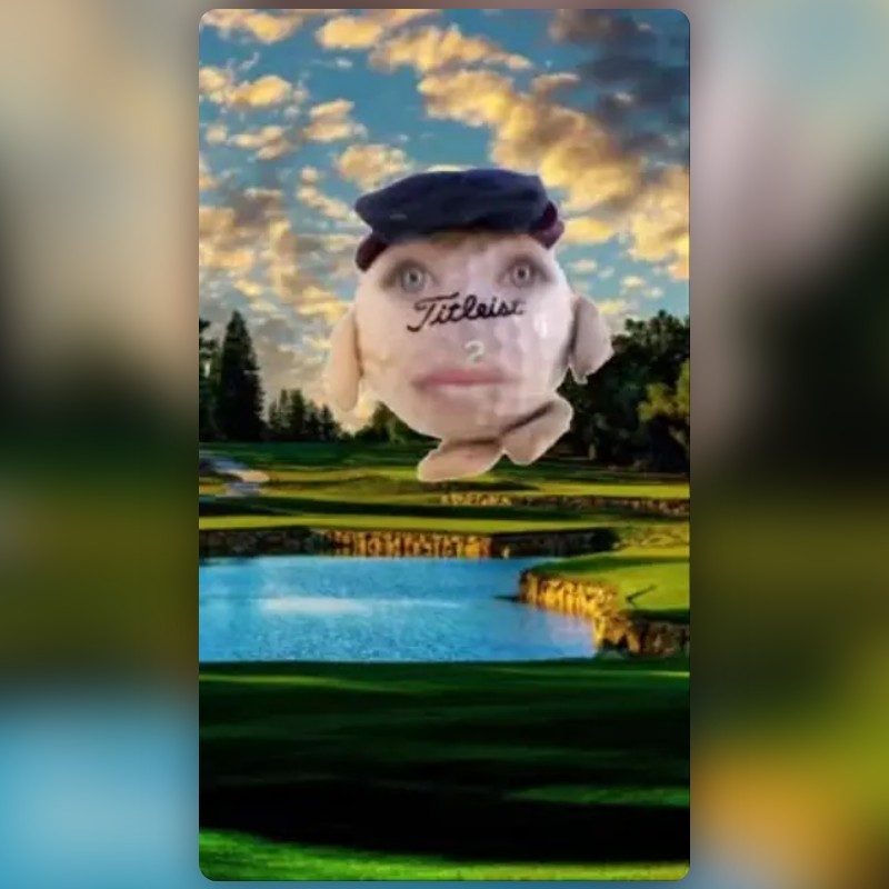 Golf Ball Lens by richard lyman - Snapchat Lenses and Filters