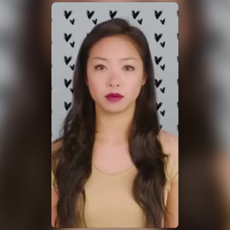 เลนส์ Blackhearts สร้างโดย Purva Shetye - เลนส์และฟิลเตอร์ Snapchat