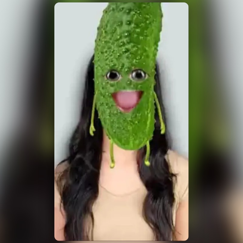 Cucumber face Filter by Prince Randhawa♠️ | Snapchat Lenses