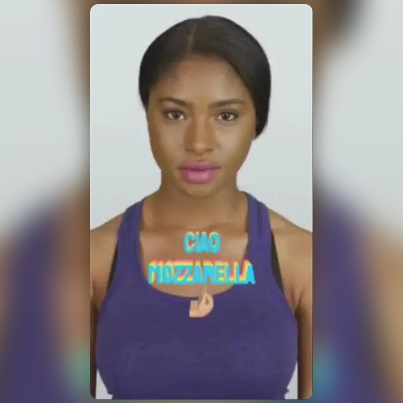 CIAO MOZZARELLA Filter by Carla 🎿⛷ | Snapchat Lenses