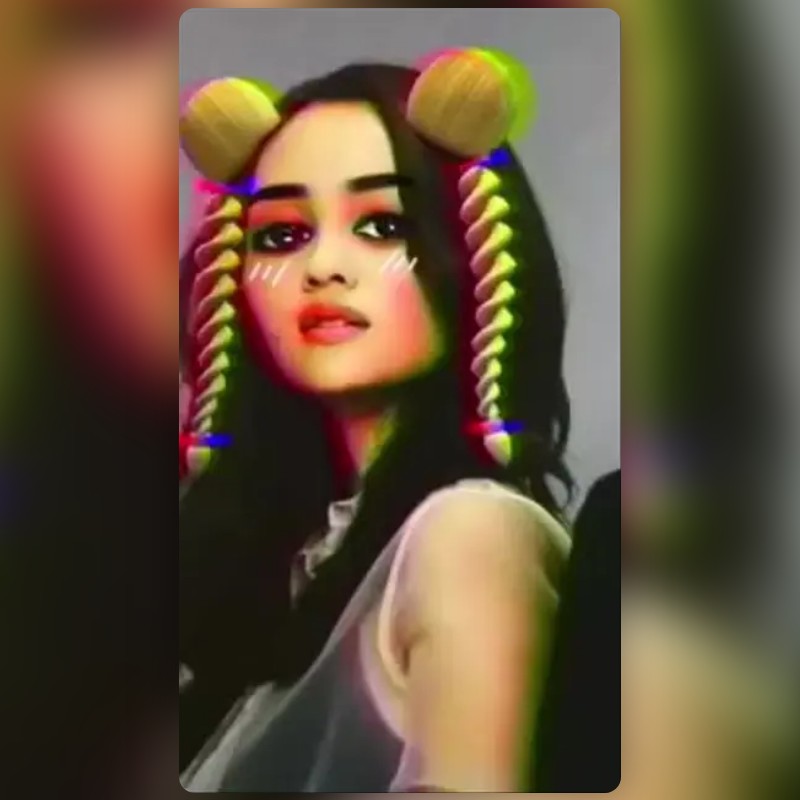 curly hair strands Lens by PHOTOXMAX - Snapchat Lenses and Filters