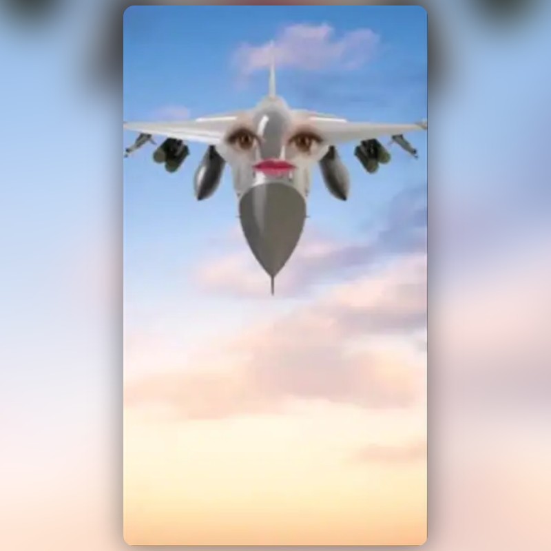 Military Airplane Lens by evanozh - Snapchat Lenses and Filters