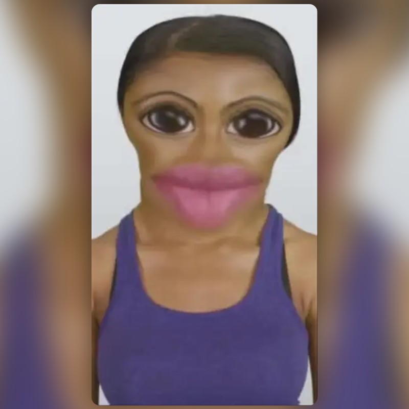 Distorted Face XL Lens by Sky - Snapchat Lenses and Filters