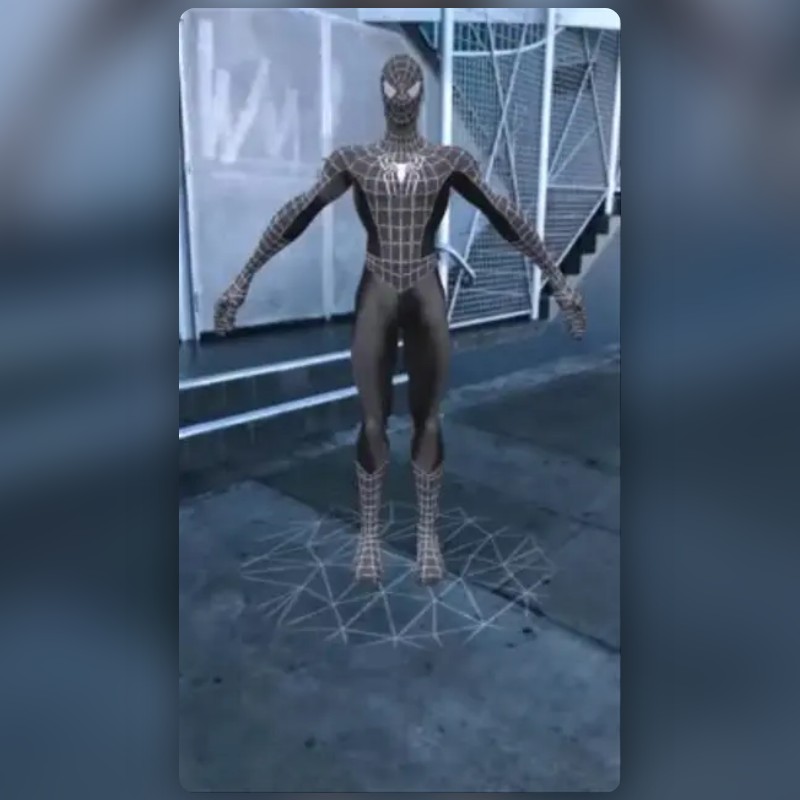 Spider-Man Black Lens by Gina Saluccio - Snapchat Lenses and Filters