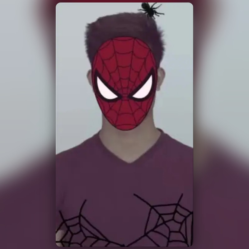 Spiderman Lens by Effi - Snapchat Lenses and Filters