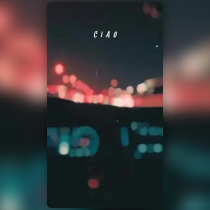 CIAO Filter by Ahmed Q 📷 | Snapchat Lenses