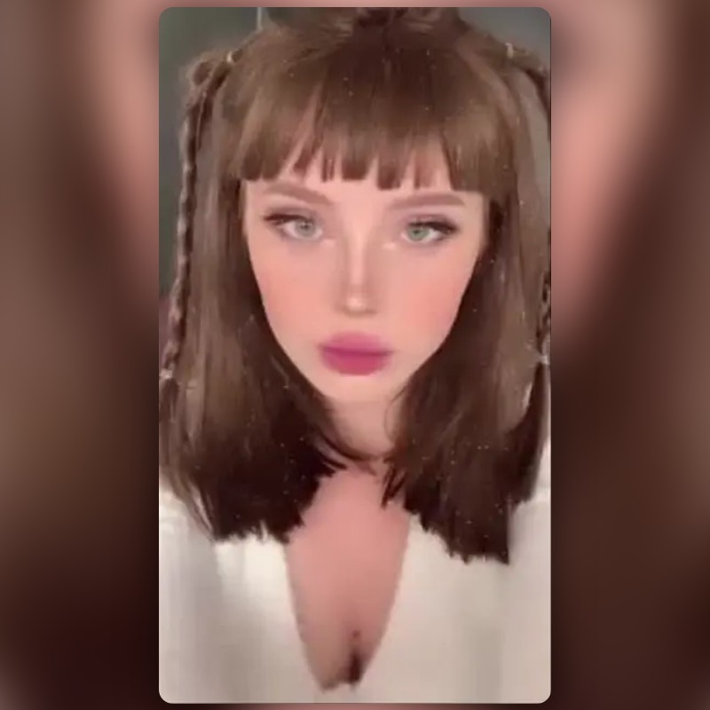 glitter hair Lens by sashandiana – Snapchat Lenses and Filters