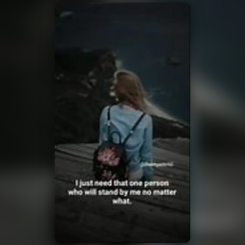 sad quotes Filter by Mninder | Snapchat Lenses