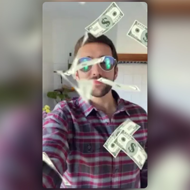 Money rain Filter by Honey Raaj | Snapchat Lenses