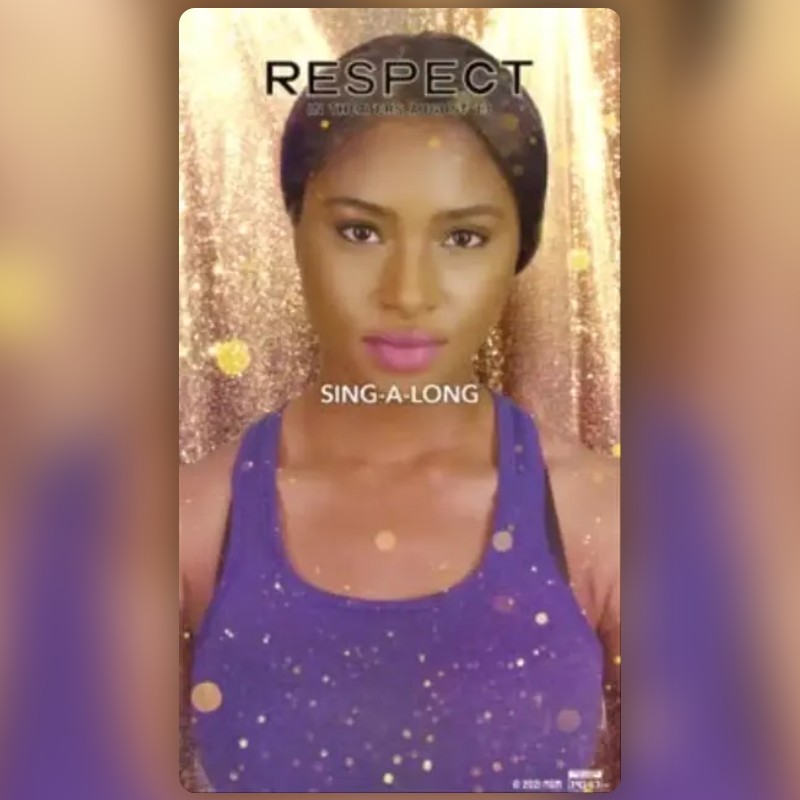 Respect Lens by MGM Studios - Snapchat Lenses and Filters