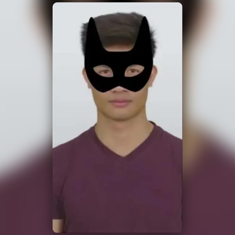 black eye mask Lens by Clarissa - Snapchat Lenses and Filters