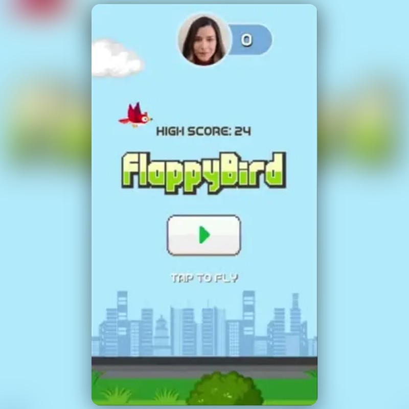 Flappy Bird HD Filter by Pratyush | Snapchat Lenses
