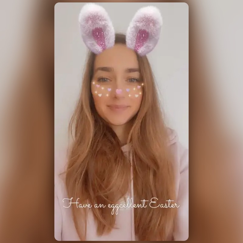 Cute Easter Bunny Filter by Snapchat | Snapchat Lenses