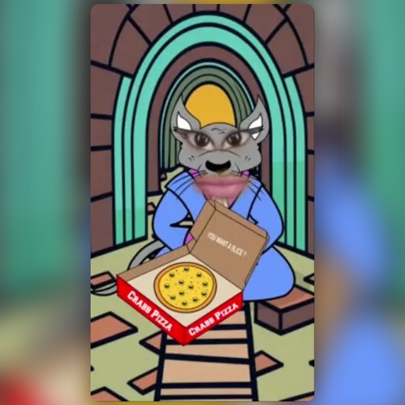 Pizza Slice Lens by Daily Crabb - Snapchat Lenses and Filters