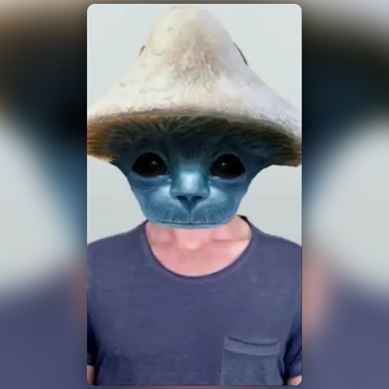 smurf cat head Lens by agreeable greg - Snapchat Lenses and Filters