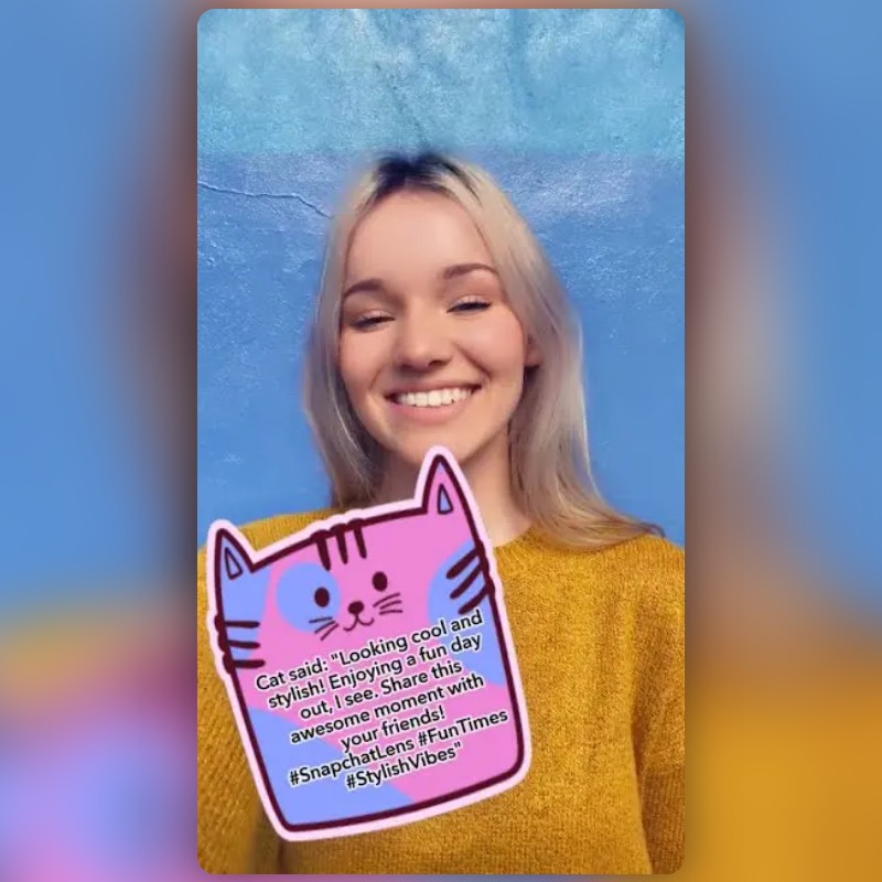 AI Cat Caption Lens by Snapchat - Snapchat Lenses and Filters