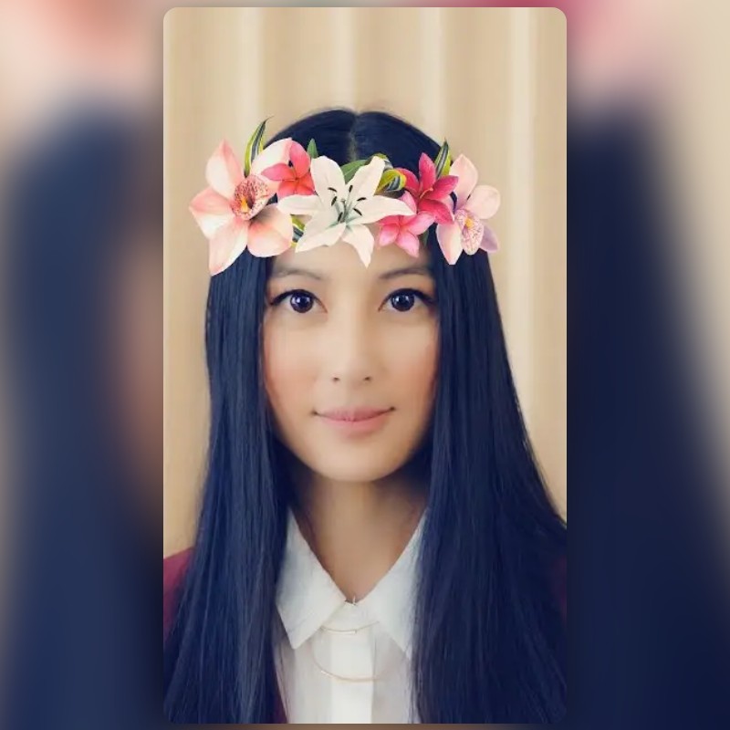 Summer Flowers Lens by Snapchat - Snapchat Lenses and Filters