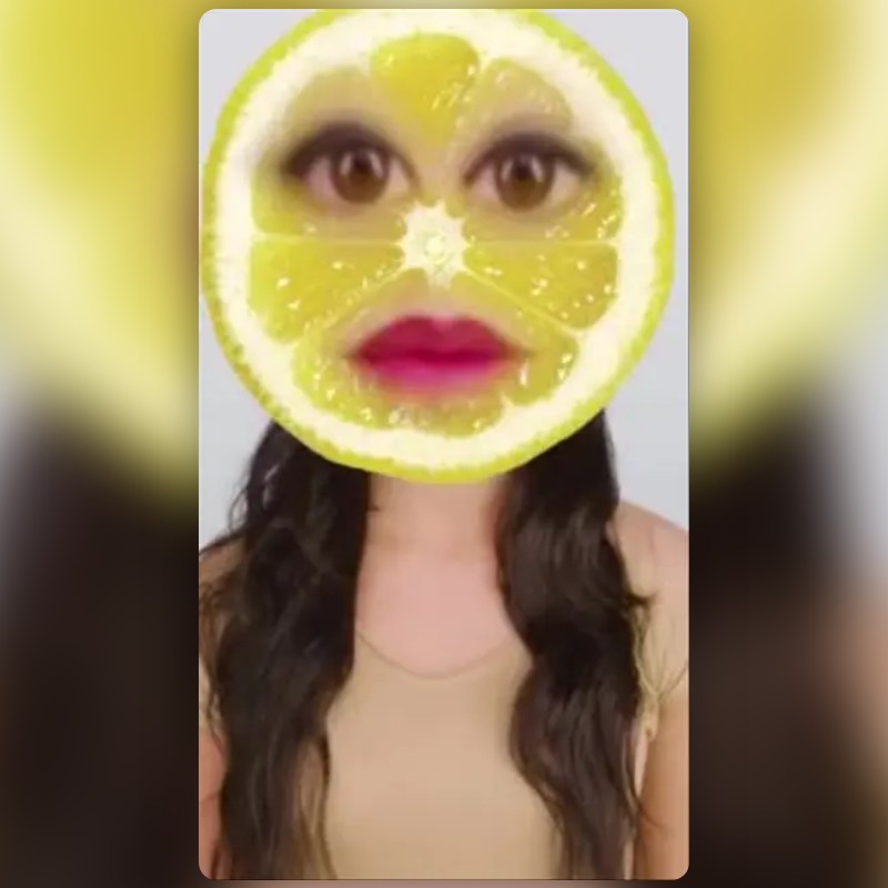 face lemon Lens by فارس العسيري - Snapchat Lenses and Filters