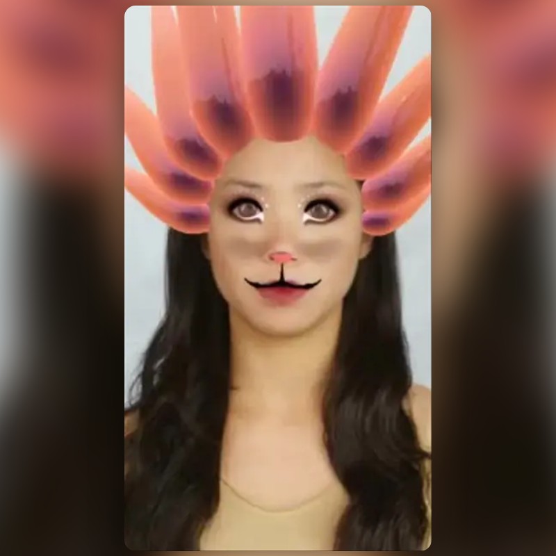 Flaming Miss Lion Filter by Nico S | Snapchat Lenses