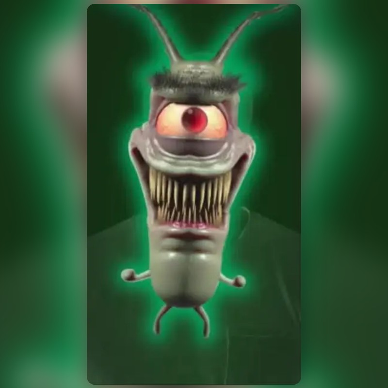 PLANKTON TAKE OVER Lens by jp pirie - Snapchat Lenses and Filters