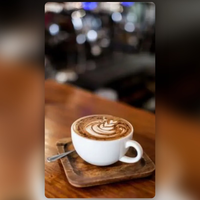 Coffee cup Filter by CRINGE | Snapchat Lenses